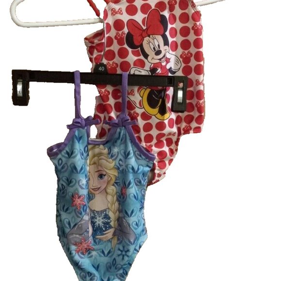 Disney | Swim | Disney Minnie Mouse Elsa Toddlers 3t Girls Bathing ...